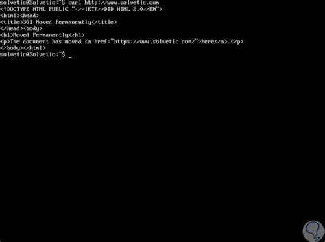 cómo usar y ejemplos comando curl linux solvetic
