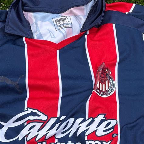 Puma Chivas Guadalajara Soccer Jersey Mens L • Depop