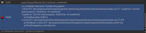 [unity] i found a bug 生成代码后第一次可以正常运行 stop 之后再 play 同样的流程会随机出错 ·