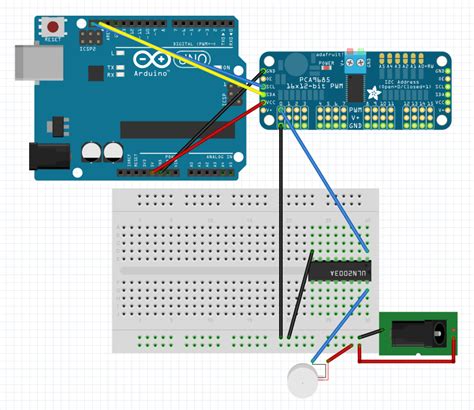 help with pca9685 and vibration motors r arduino