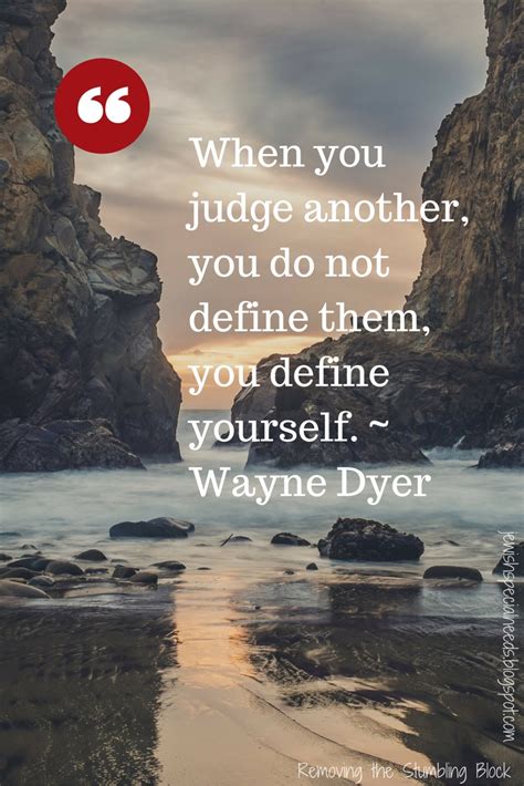 removing the stumbling block we do not have to judge one another
