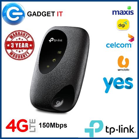 TP LINK M7200 4G LTE PORTABLE MOBILE WIFI WIRELESS 4G LTE MIFI Shopee Malaysia