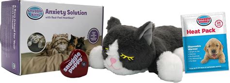 Snuggle Puppy Original Snuggle Kitty Heartbeat Stuffed Cat Toy Pet