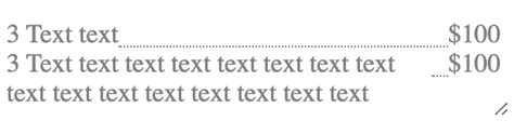 Html CSS Dot Leaders At First Line Over Complex Background Stack Overflow