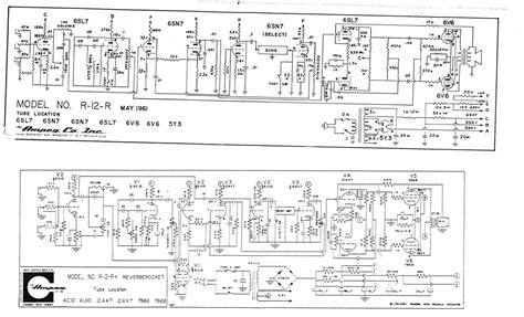 Download Ampeg R 12 R 5 61 R 12 Rt Reverb Rocket Schematics Free