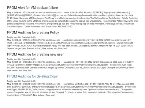 Syslog Type Examples Dell Powerprotect Data Manager S Syslog Server Integration A Technical