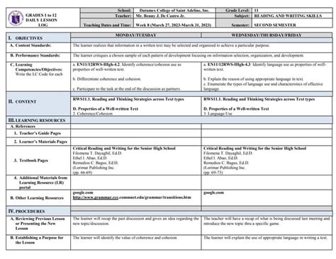 dll week 8 reading and writing docx