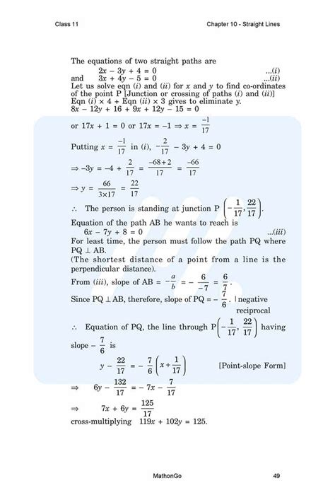Ncert Solutions For Class 11 Maths Chapter 10 Miscellaneous Mathongo