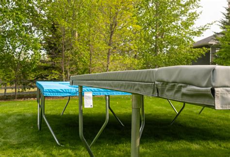 Training On A Square Trampoline Crazy Ape Extreme Equipment