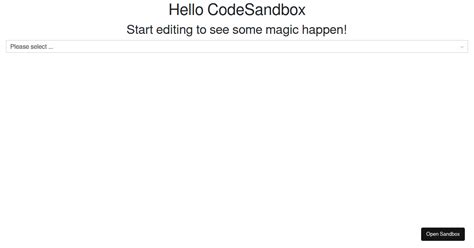 React Select Tile Examples Codesandbox