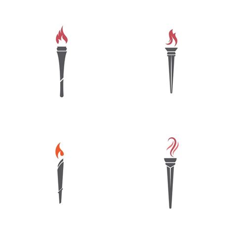 Premium Vector Torch Vector Icon Illustration Design