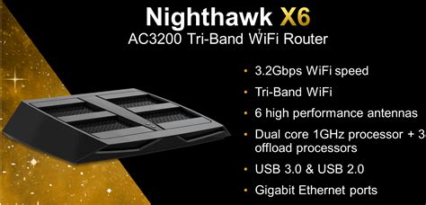 Netgear Announces Nighthawk X R Tri Band Router