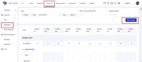 Effortlessly Perform Bulk Updates On Room Rates Smartorder