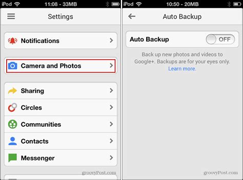 How To Disable The Google Auto Backup On IOS And Android