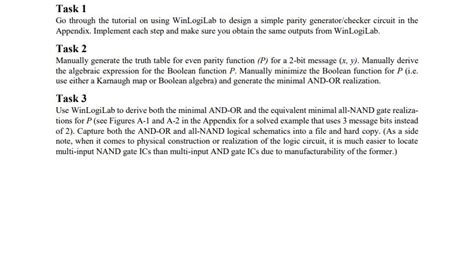 Task 1 Go Through The Tutorial On Using Winlogilab To