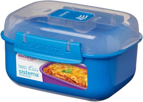 Assorted Colours Sistema Microwave Rectangular Container Assorted Colours 525 Assorted Colours Sistema Microwave Rectangular Container Assorted Colours 525