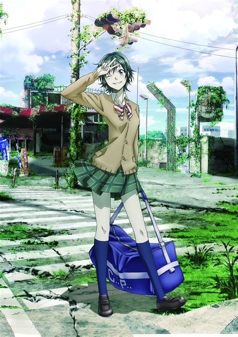 Fukasaku Aoi Coppelion Striped Neckwear Absurdres Highres Official