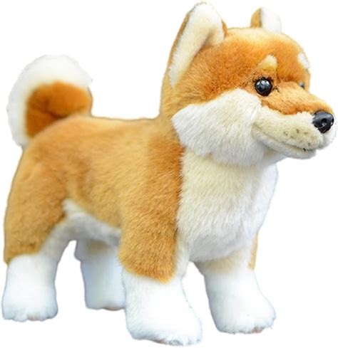 Realistic Shiba Inu Plush Brown 1102dog Stuffed Animal Toycorgi