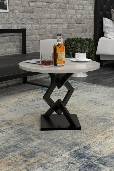 ᐉ Журнальний столик Ecoloft Геліос Dsp 1132 в стилі Лофт Дуб Кортона 23296877 • Краща ціна в