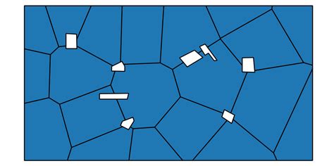 Masking Considering Holes Constraints In Voronoi Polygon Creation In QGIS Geographic
