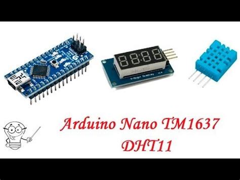Arduino Nano TM Digit Display DHT Temperature Humidity Sensor Arduino Nano TM
