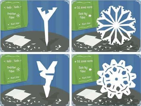 Origami Kirigami Make A Snowflake Pattern Online How To Make Snowflakes Kirigami Patterns