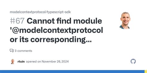 Cannot Find Module Modelcontextprotocolsdkclient Or Its
