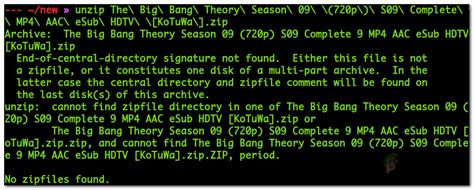 How To Fix End Of Central Directory Signature Not Found Appuals
