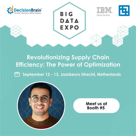 Decisionbrain On Linkedin Supplychain Optimization Bigdataexpo Dataanalytics