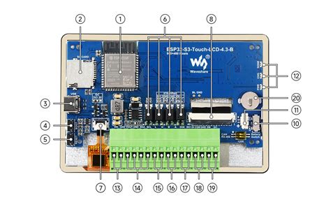Esp32 S3 Touch Lcd 43b Điện Tử Proe