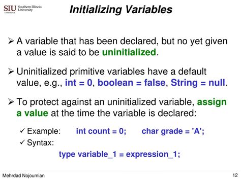 Ppt Variables And Expressions Powerpoint Presentation Free Download