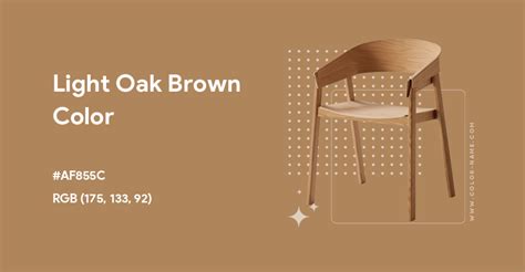 Light Oak Brown Color Hex Code Is Af855c