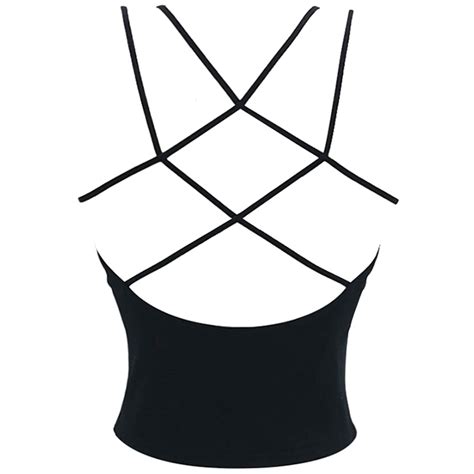 룸제이 캡내장 반전뒷태몸매보정힙한유니크빈티지y2k레이어드이너뒤트임뒷트임백트임백스트랩포인트 릴로 슬림핏 브라 패드 스판 유넥 스트랩 백리스 크롭