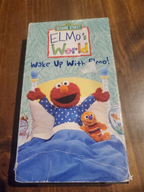 Sesame Street Elmos World Wake Up With Elmo Vhs Vtg Video Tape Rare My Xxx Hot Girl