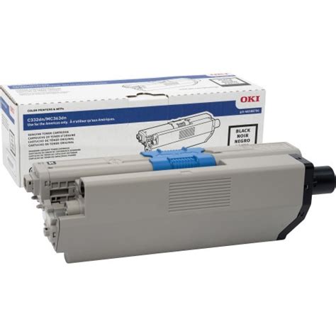 Oki Original Led Toner Cartridge Black 1 Each Oki46508704