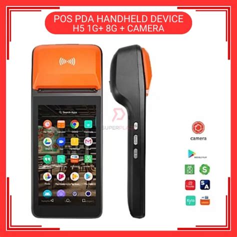 Suuden H5 Android 8 1 1g Plus 8g Plus Camera Handheld Pos Pda Receipt Printer Grabfood Foodpanda
