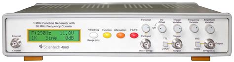 Scientech 1mhz Function Generator With 50 Mhz Frequency Counter Industrial And Scientific