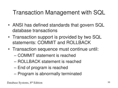 Ppt Database Systems Design Implementation And Management Eighth