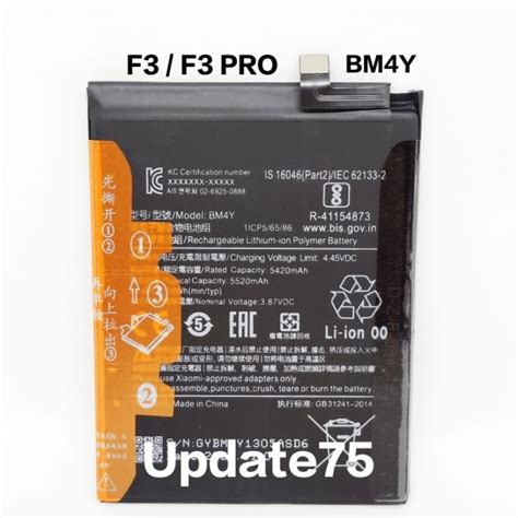 Jual Baterai Batre Poco F F Pro Redmi K Pro K K Ultra Batrai Bm Y Shopee Indonesia