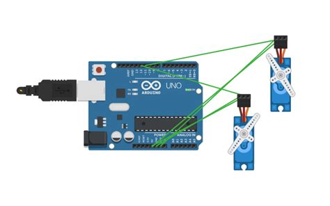 Circuit Design Servo Motor1 Tinkercad