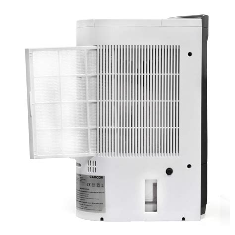 Amcor 8l Desiccant Dehumidifier With Ioniser And Power Saving Humidistat For Up To 5 Bed House