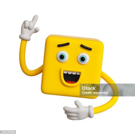 흰색 배경에 격리 된 3d 렌더링 추상적 인 감정적 인 얼굴 아이콘 노란색 이모티콘 클립 아트 종료 만화 캐릭터 일러스트 재미