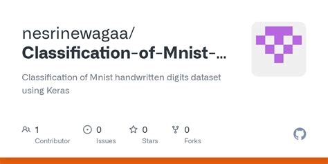 Github Nesrinewagaaclassification Of Mnist Handwritten Digits
