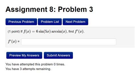 Solved Assignment 8 Problem 3 1 Point If