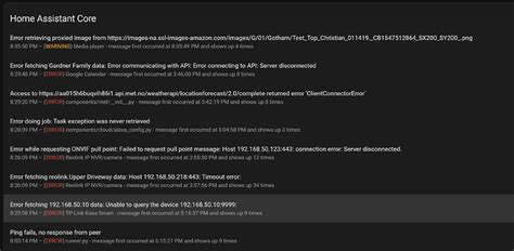 errors loading integrations and cloud access through nabu casa configuration home assistant