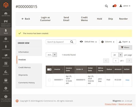 Magento 2 Marketplace Custom Invoice Pdf Template Editor