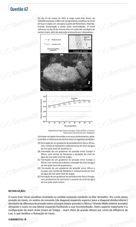 Fuvest 2022 1º Fase V Bernoulli Resolve ♾️