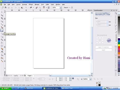 TEKNOLOGI Membuat Gambar Dengan CorelDraw