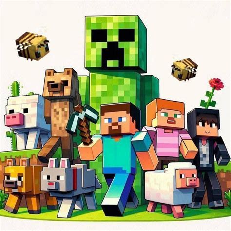 Tarjeta De Cumpleaños Minecraft Piñata De Minecraft Fiesta De Tema