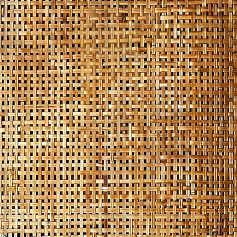 Rattan Handmade Texture Premium Ai Generated Image